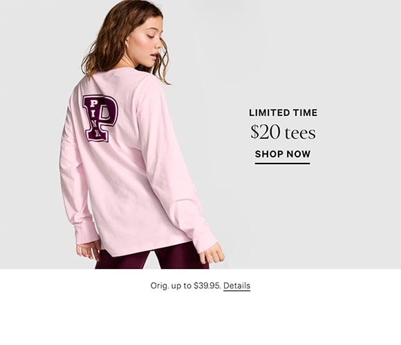 T-Shirts: Cropped, Relaxed Fit, Oversized & More - PINK