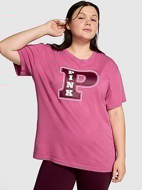 T-Shirts: Cropped, Relaxed Fit, Oversized & More - PINK