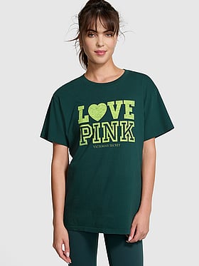 T-Shirts: Cropped, Relaxed Fit, Oversized & More - PINK