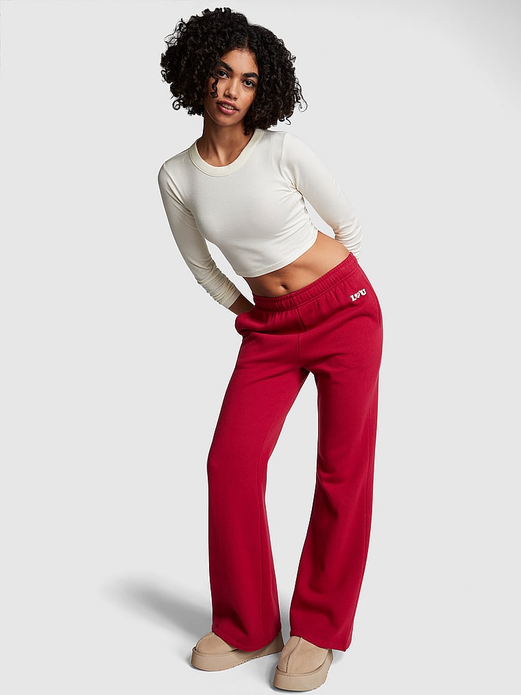 Buy Ivy Fleece Flare Sweatpants, - Order undefined online - PINK US