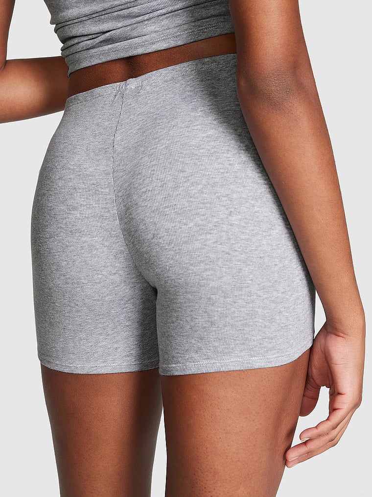 Buy Ribbed Modal Bike Shorts, - Order undefined online - PINK US