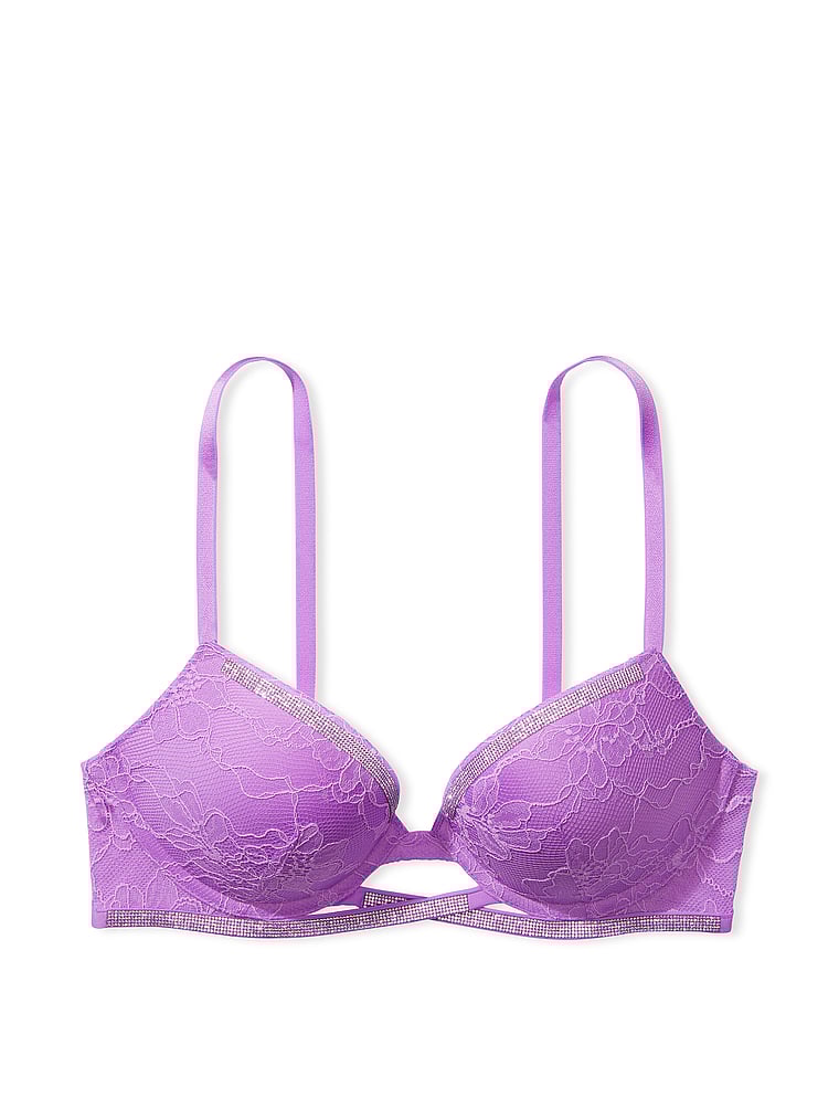 Buy Shine Cradle Lace Push-Up Bra, Purple Paradise - Order Bras online ...
