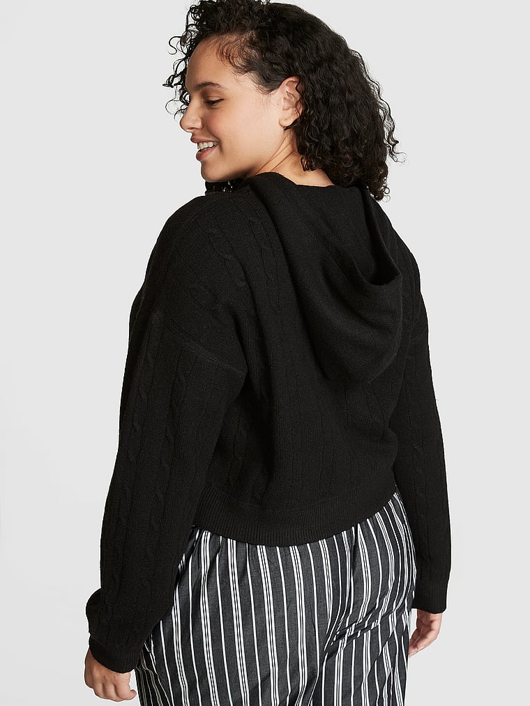 Buy Sleep Full Zip Cable Knit Sweater, undefined - Order undefined ...