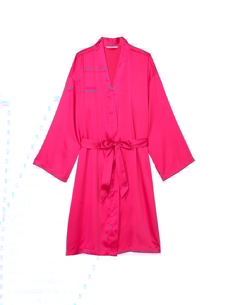 Buy Satin Midi Robe - Order Robes online 5000009893 - Victoria's Secret US