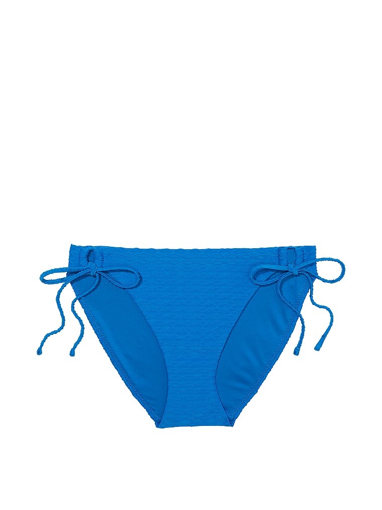 Buy Mix & Match Side-Tie Bikini Bottom, Shocking Blue - Order Bikini Bottom online - Victoria's ...