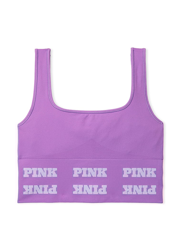 Buy Seamless Logo Sports Bra - Order Sport Bras online 1124514400 - PINK