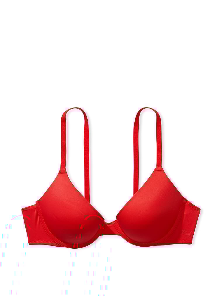 Buy Wear Everywhere Push-Up Bra, Red Pepper - Order Bras online - PINK US