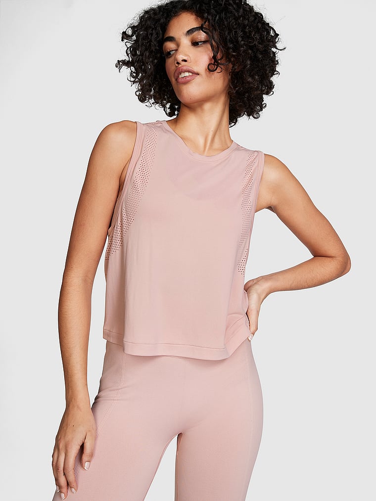 Buy Seamless Drapey Muscle Tank - Order Tops online 1124390200 - PINK