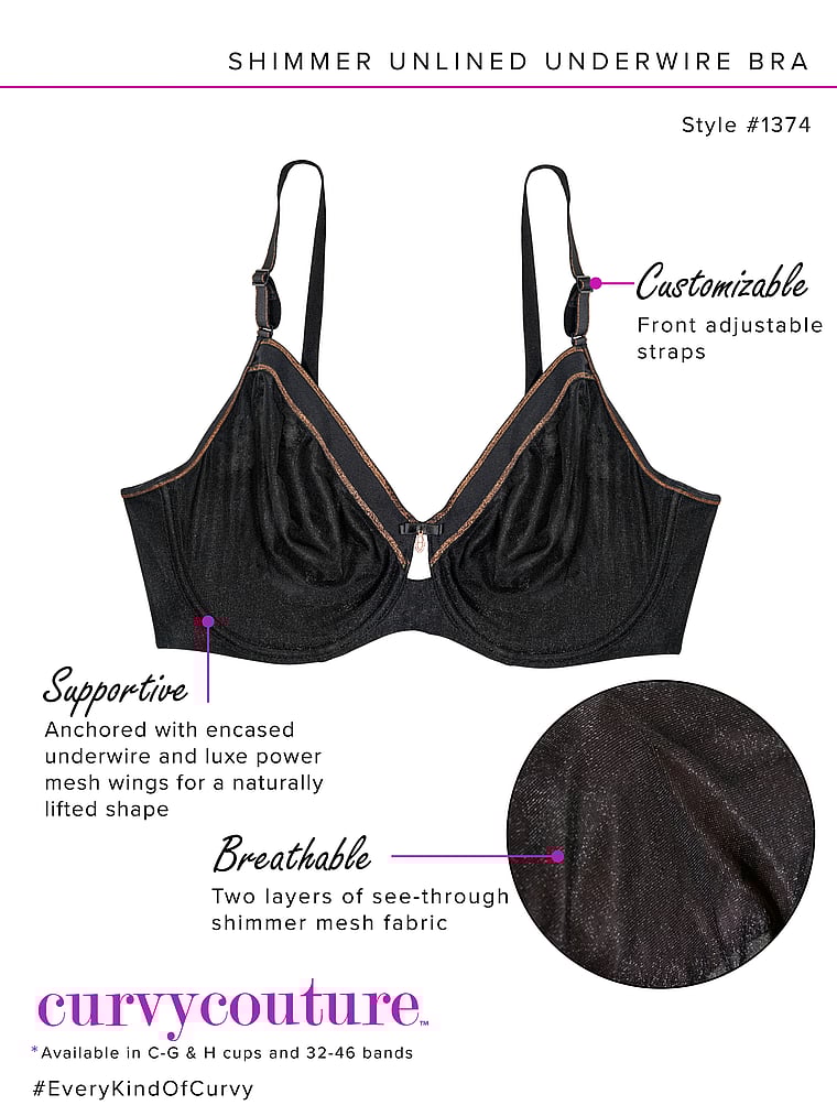 Buy Shimmer Unlined Bra, - Order undefined online - Victoria's Secret US