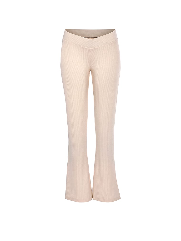 Buy Ribbed V Waist Pants, undefined - Order undefined online - Victoria ...