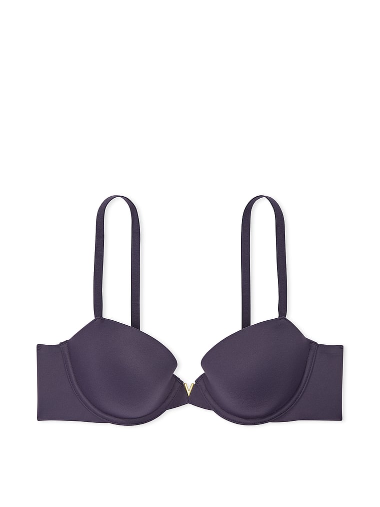 Buy Smooth Lightly Lined Demi Bra, Slate Blue - Order Bras online ...