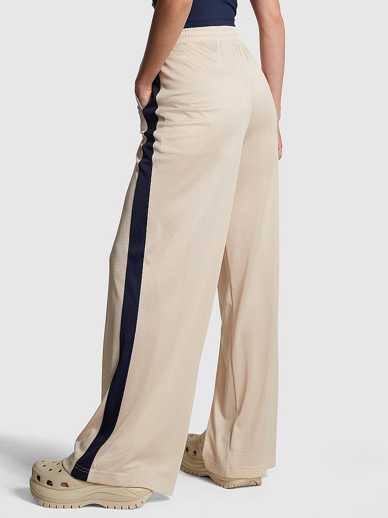 Buy Mesh Tech Wide-Leg Pants, - Order undefined online - PINK US