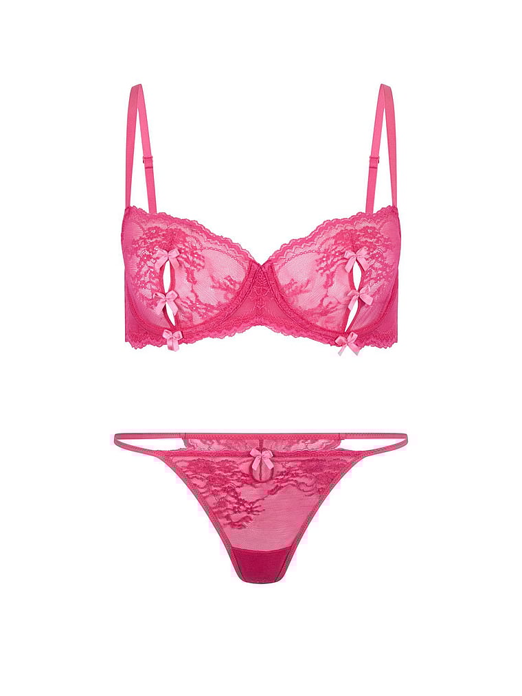 Buy Margeaux Balconette Bra, Raspberry Sorbet - Order Bras online ...
