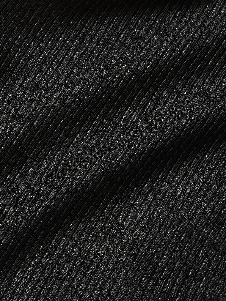 Buy String Bikini Bottom, Pure Black - Order Bikini Bottom online - PINK US