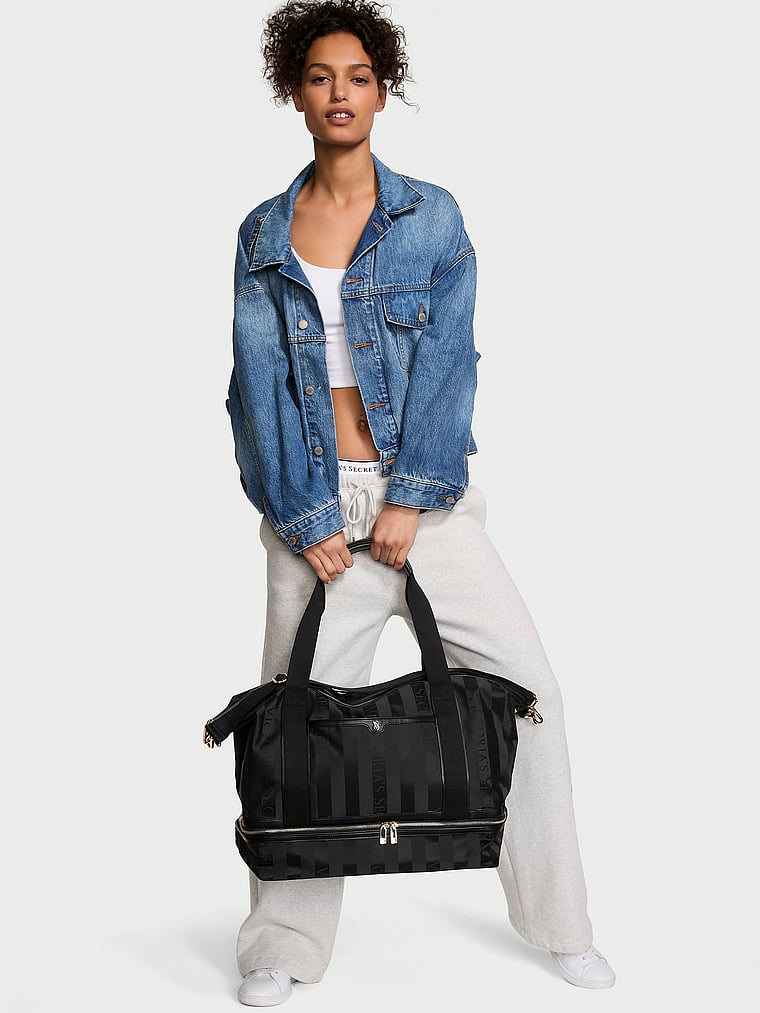 Buy Weekender Bag, Logo Jacquard Stripe - Order Travel online ...