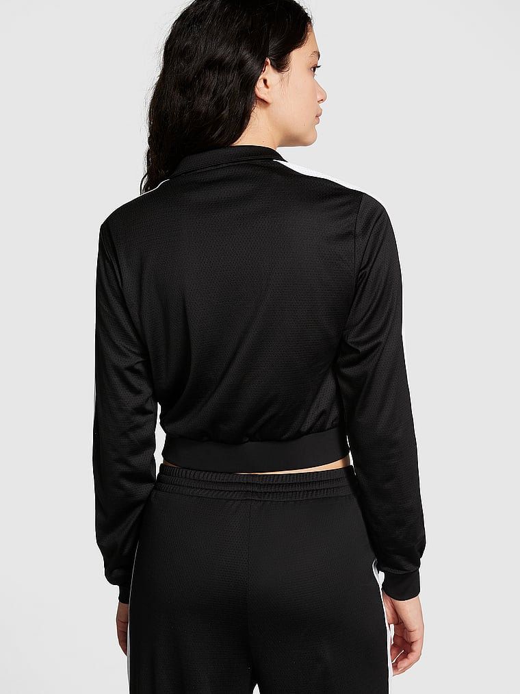 Buy Mesh Tech Cropped Full-Zip Jacket, undefined - Order Hoodies ...