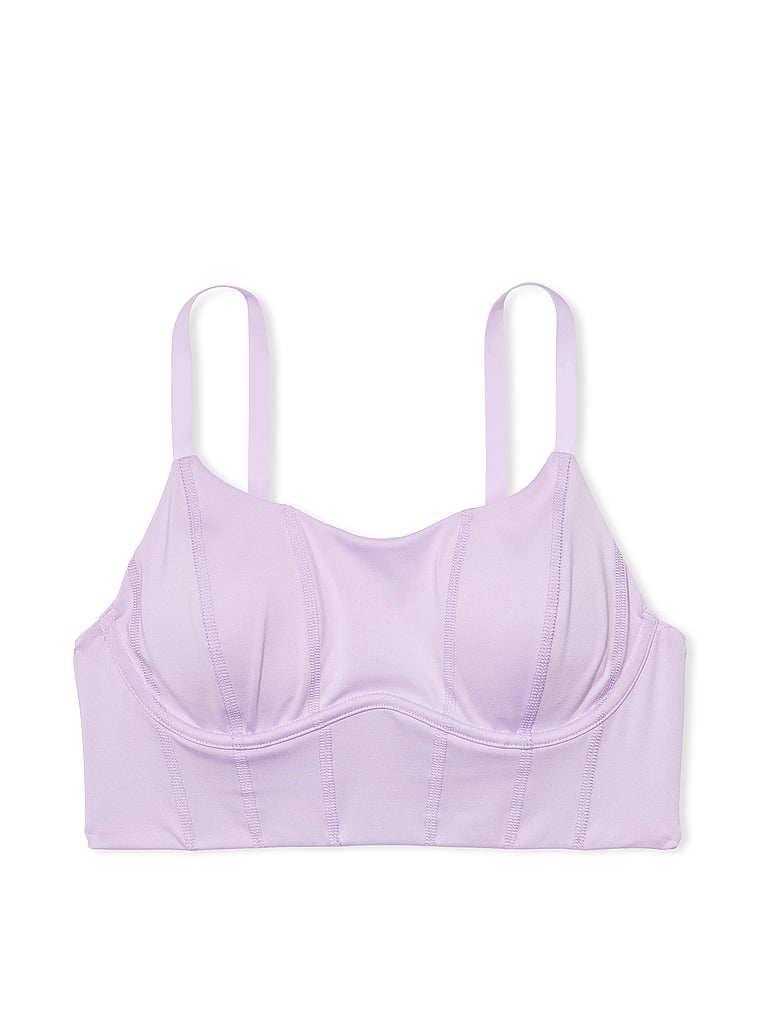 Buy The Wave Ultimate Longline Sports Bra, Pastel Lilac - Order Sport ...
