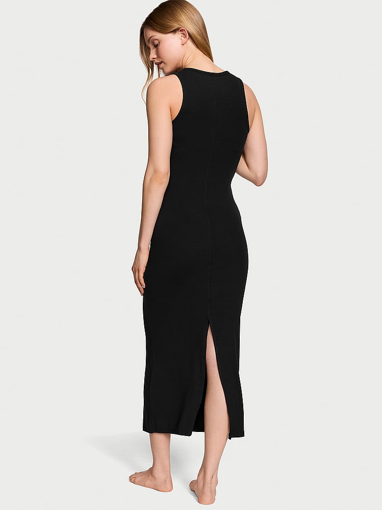 Buy Luxe Ribbed Modal Tank Dress, - Order undefined online - Victoria's ...