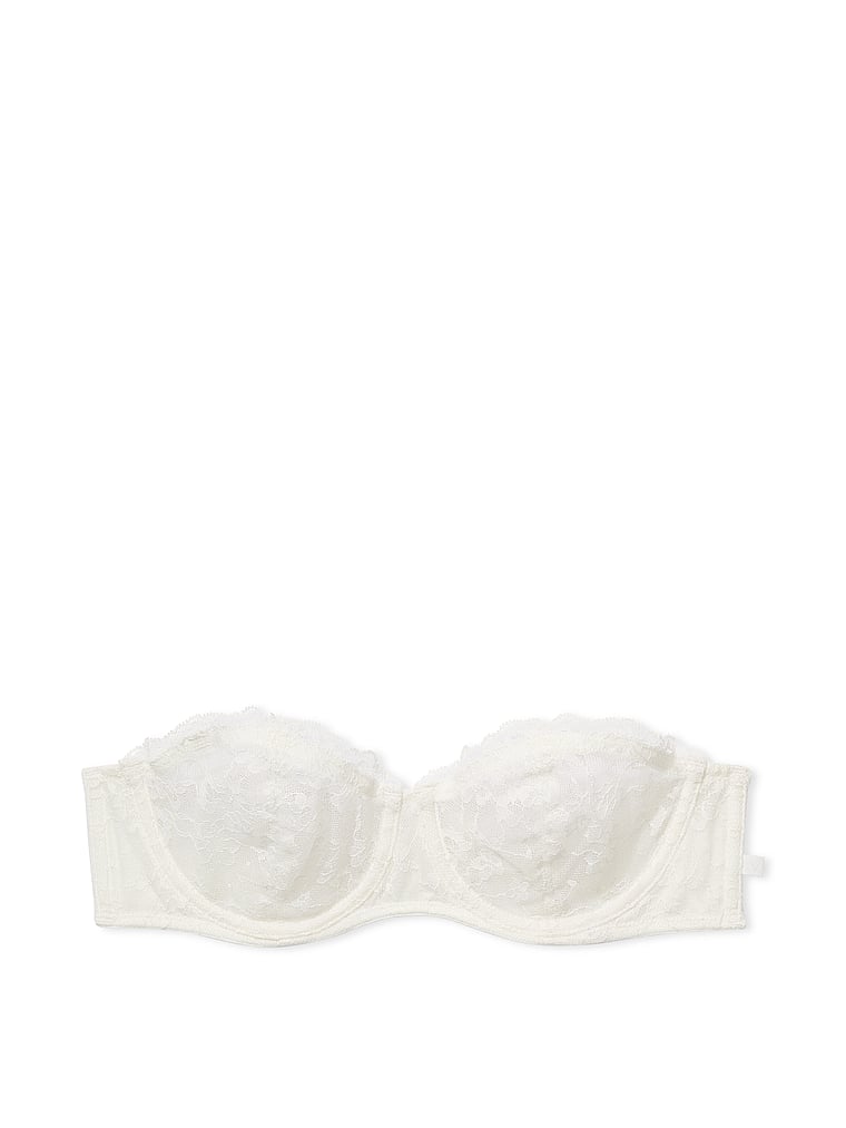 Buy Sexy Tee Unlined Lace Strapless Bra, Coconut White - Order Bras ...