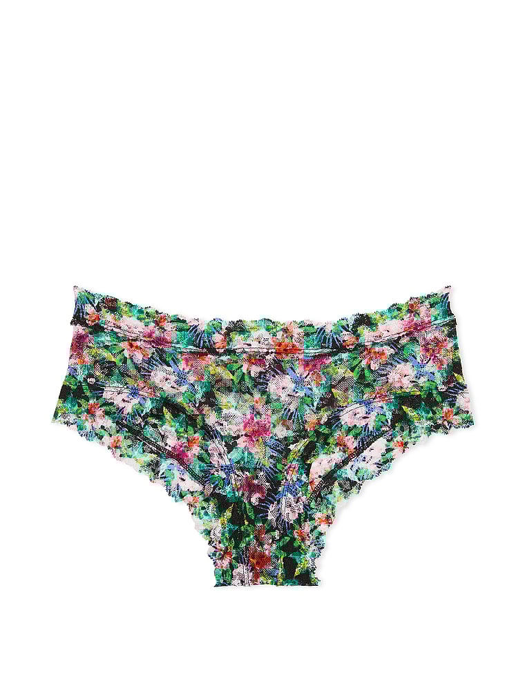 Buy Posey Lace Cheeky Panty, Black Tropical - Order Panties online ...