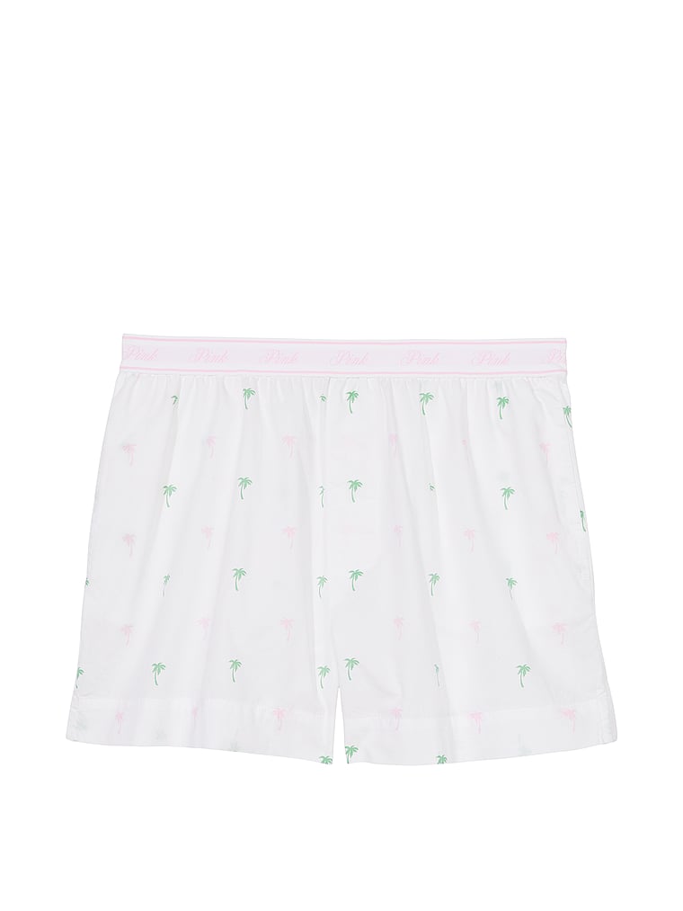 Buy Cotton Poplin Boxer Shorts, - Order undefined online - PINK US