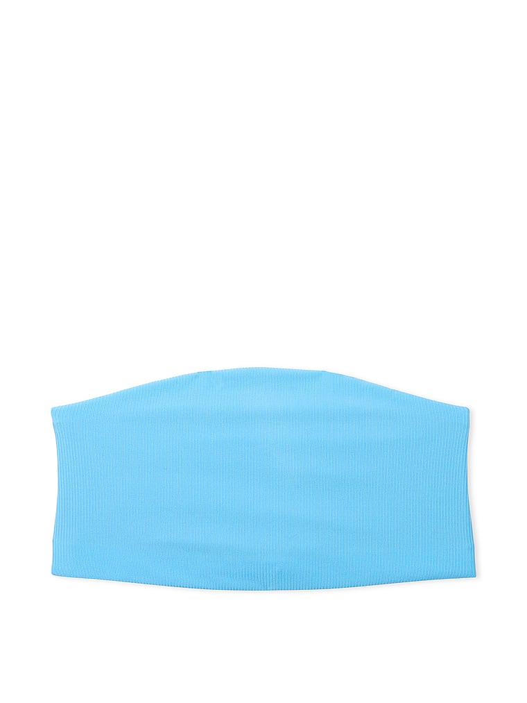Buy Base Stretch Bandeau Bra, Castaway Blue - Order Bralettes online ...