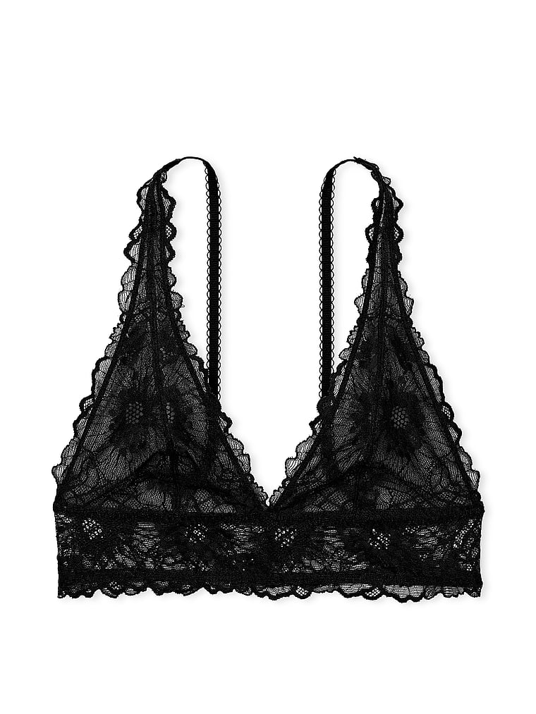 Buy Sexy Tee Lace Triangle Bralette, Black - Order Bralettes online ...