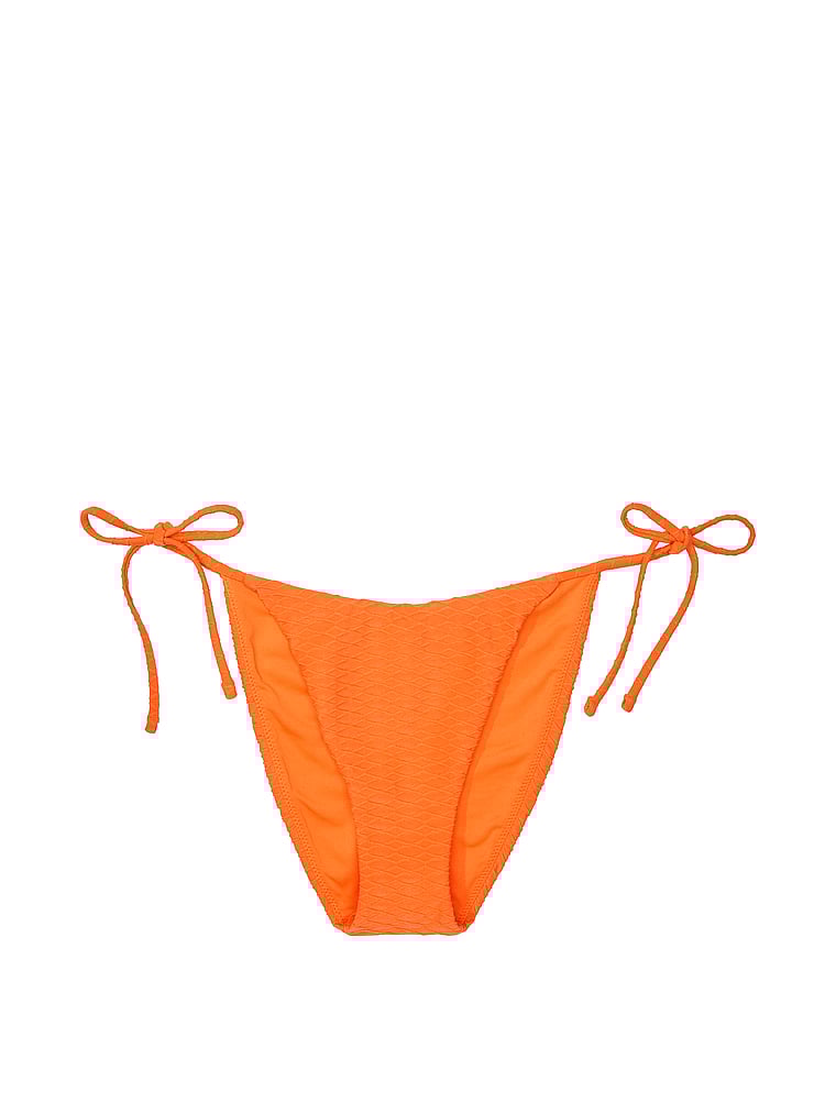 Buy Mix & Match Side-Tie Cheeky Bikini Bottom, Sunny Orange - Order ...