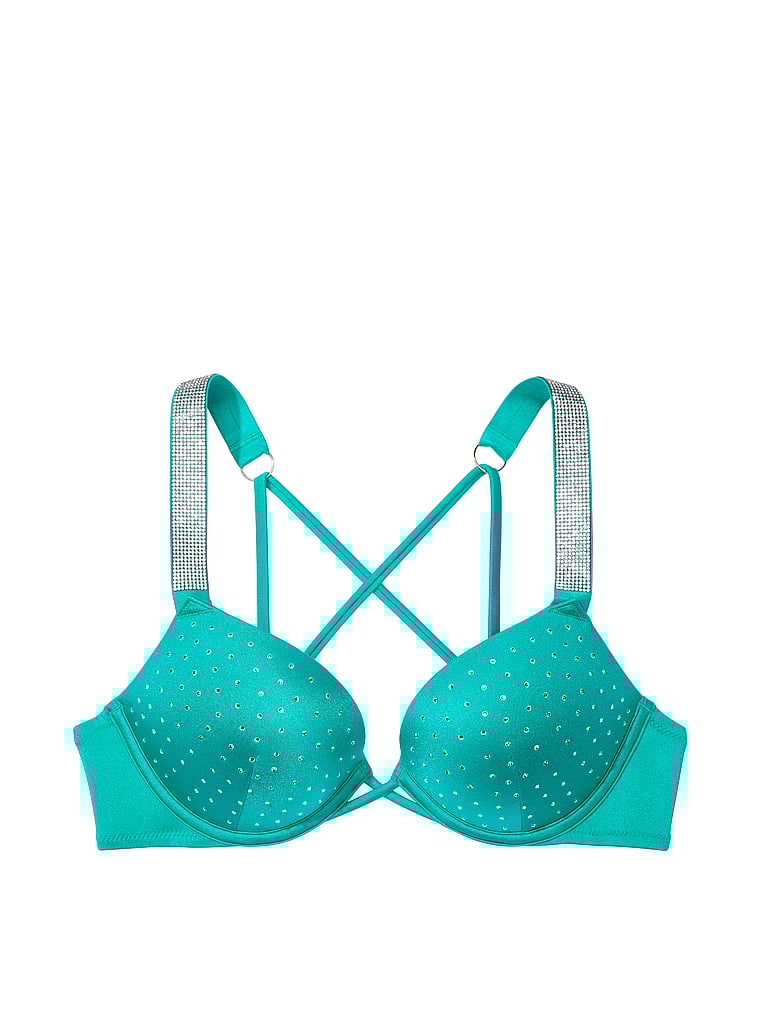 Buy Shine Strap Bombshell Push-Up Bikini Top, - Order undefined online - Victoria's Secret US