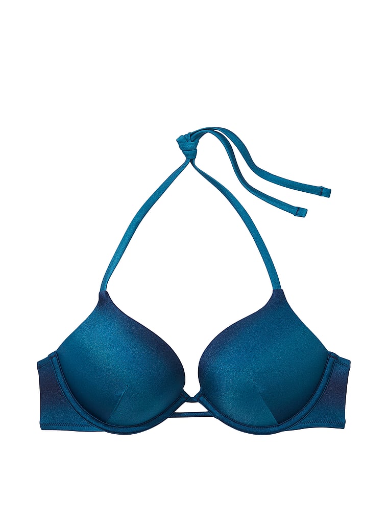 Buy Mix & Match Bombshell Push-Up Bikini Top, Blue Ombre - Order Bikini ...