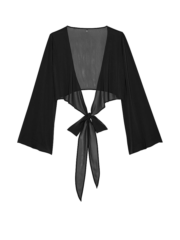 VS Sheer Crinkle Wrap Top | Hamilton Place