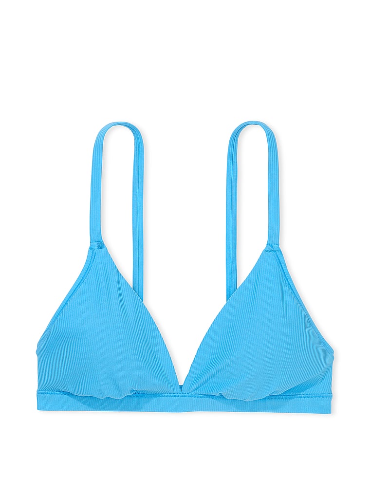 Buy Base Stretch Triangle Bralette, Castaway Blue - Order Bralettes ...