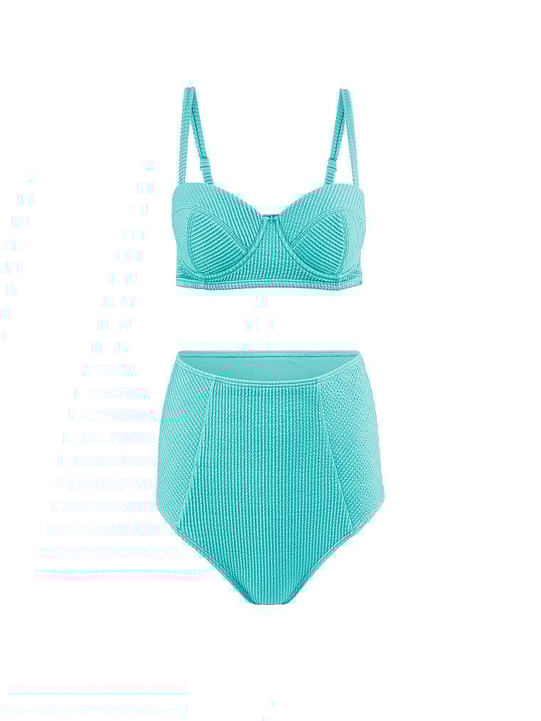 Buy Rachelle High-Waist Swim Bottom, Aqua Splash - Order Bikini Bottom ...