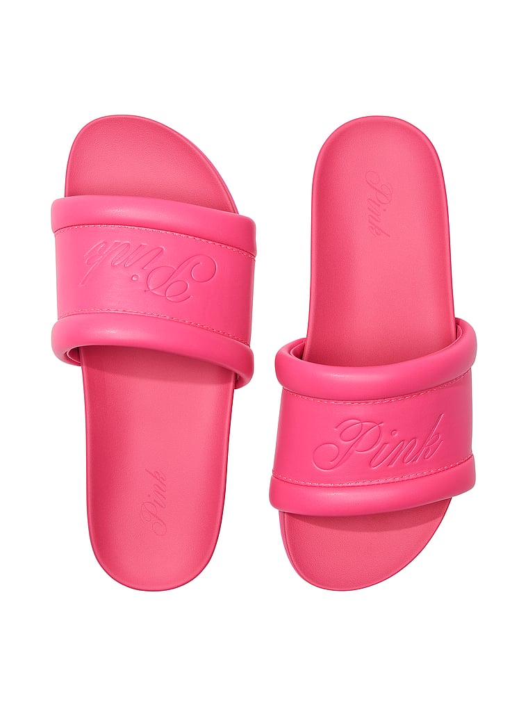 Buy Single Strap Slides, - Order undefined online - PINK