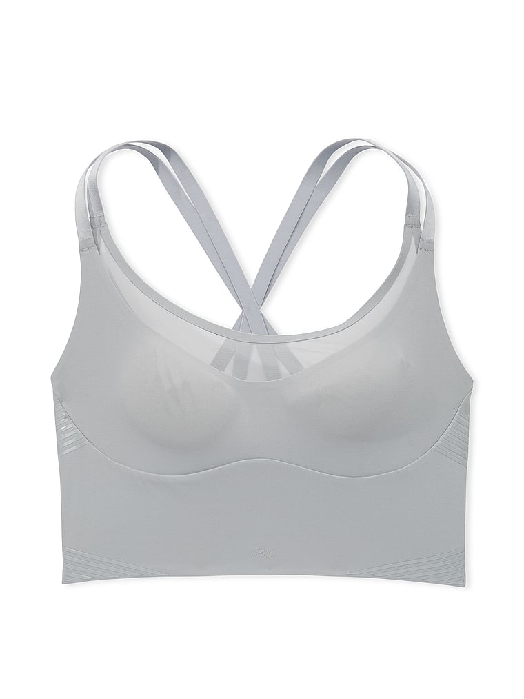 Buy VSX Elevate™ Refined Contours Longline Bra, Sterling - Order Sport ...