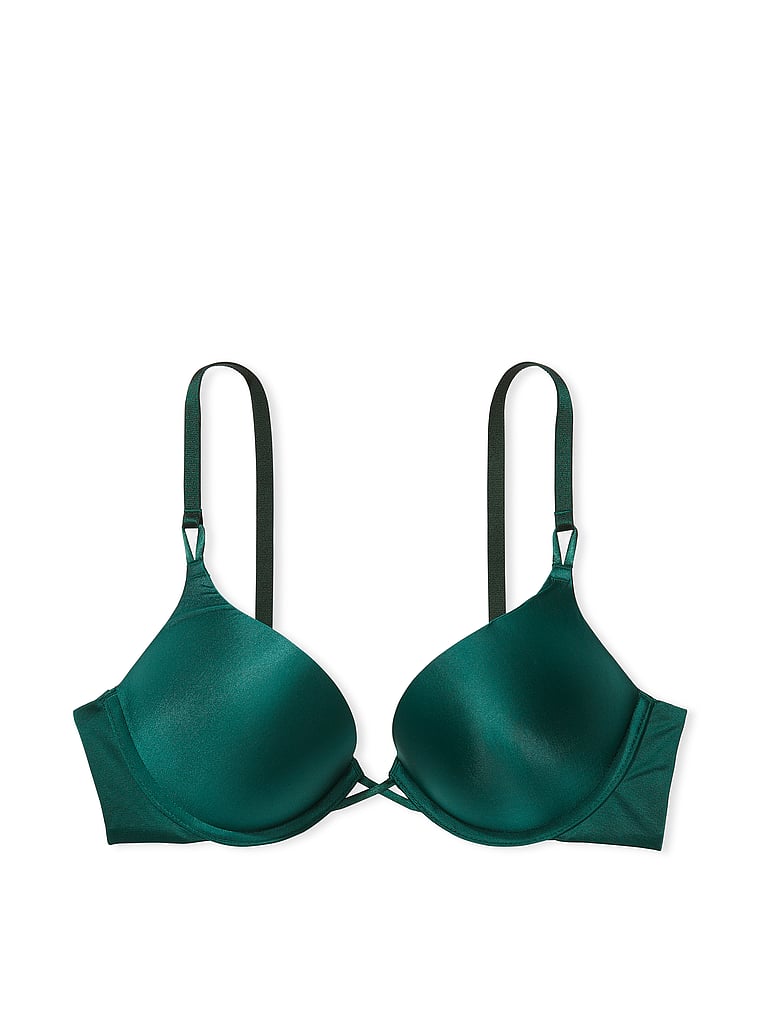 Buy Bombshell Add-2-Cups Smooth Push-Up Bra, Green Mystique - Order ...