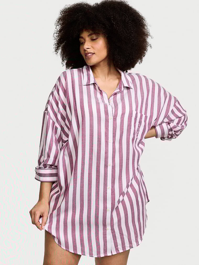 Buy Modal-Cotton Sleepshirt, - Order undefined online - Victoria's Secret