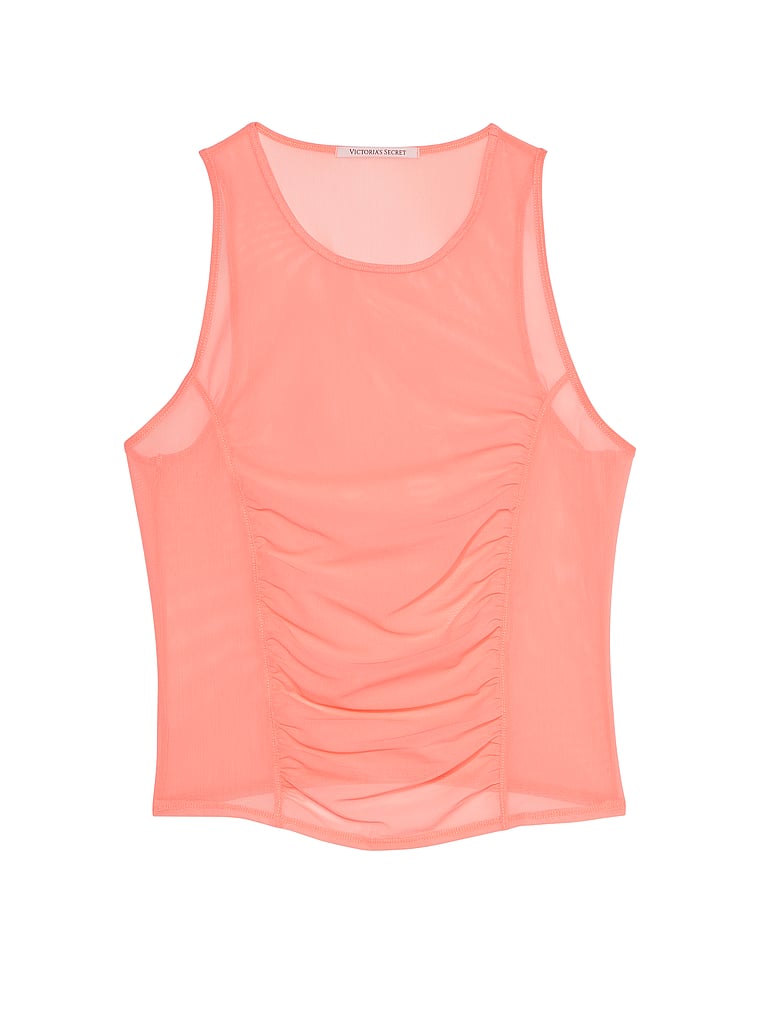 Buy Mesh Ruched Tank Top, - Order undefined online - Victoria's Secret US