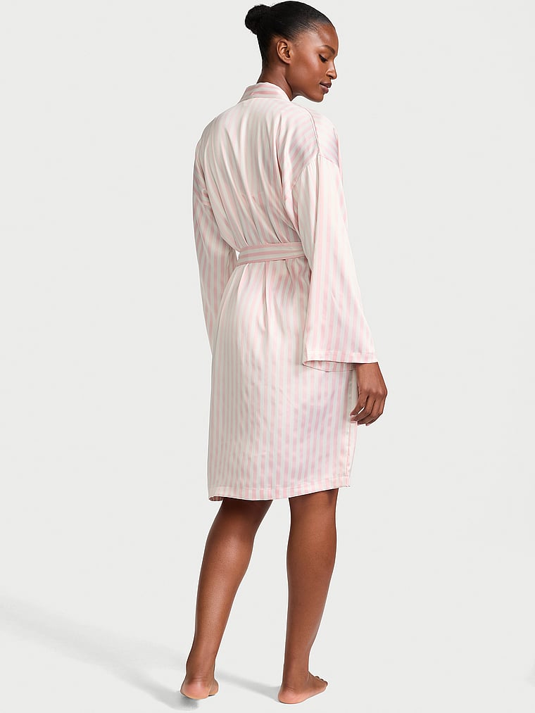 Buy Satin Midi Robe - Order Robes online 5000009893 - Victoria's Secret