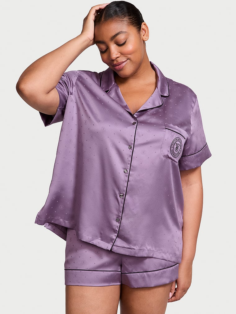 Buy Satin Short Pajama Set - Order Pajamas Sets online 5000006214 ...