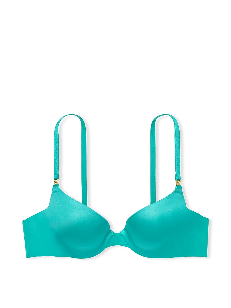 Buy Icon by Victoria's Secret Smooth Push-Up Demi Bra, Aqua Sea - Order ...