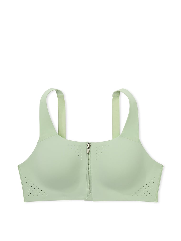 Buy Featherweight Max™ Front-Close Sports Bra, Soft Green - Order Sport ...