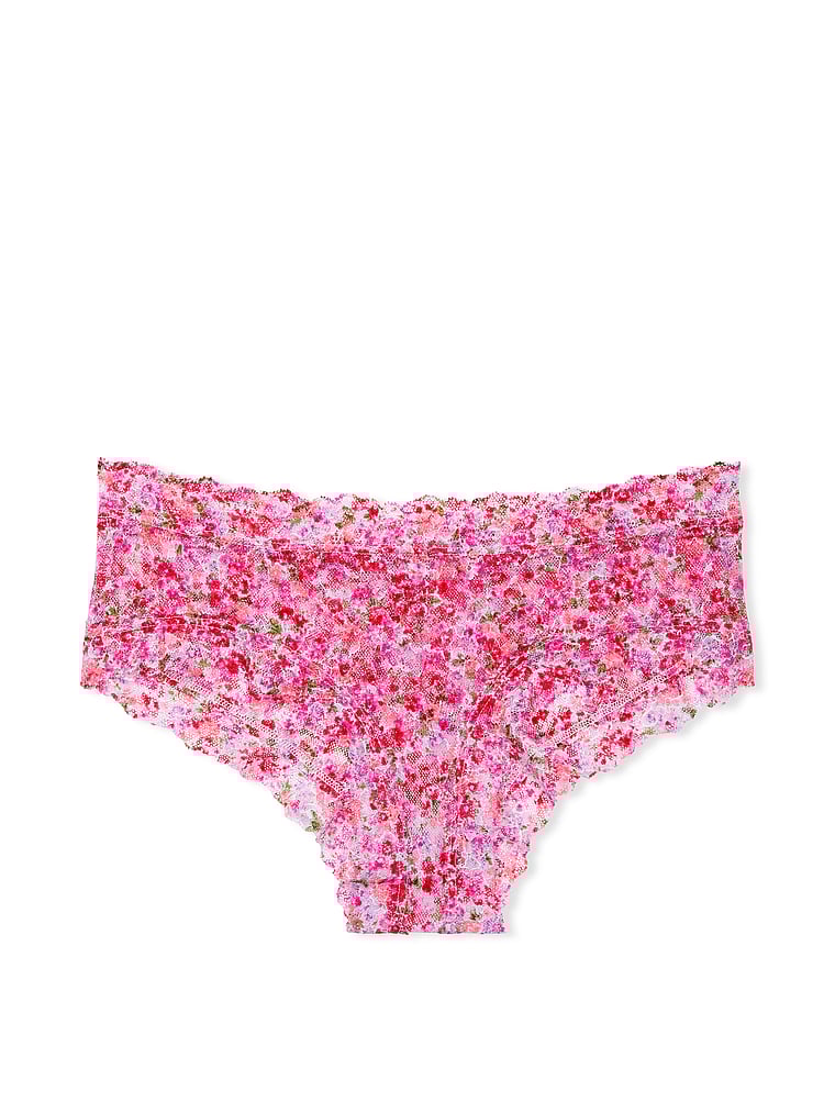 Buy Posey Lace Cheeky Panty, Delicate Violet Ditsy Floral - Order ...