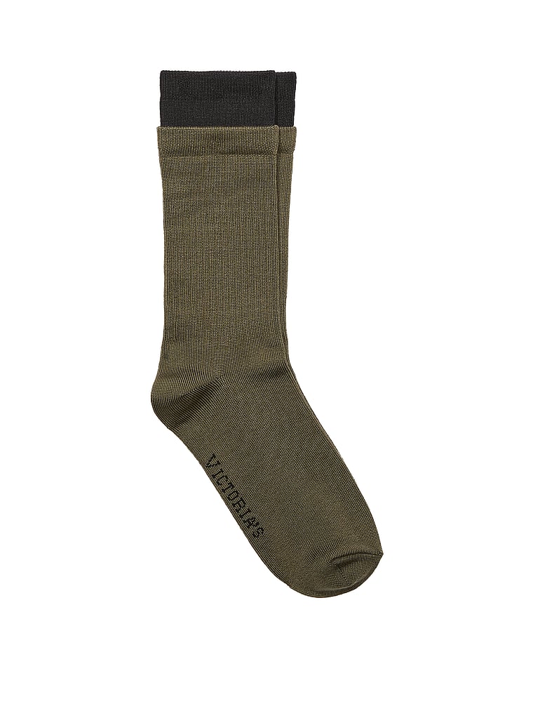 Buy Double Layer Crew Socks, - Order undefined online - Victoria's ...