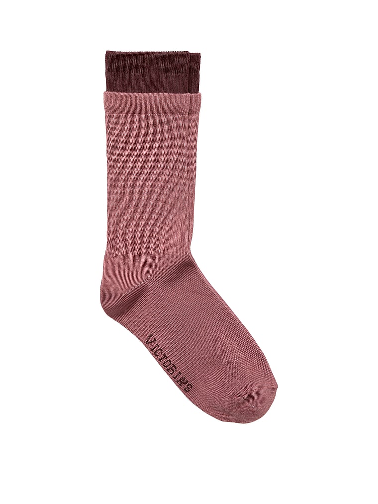 Buy Double Layer Crew Socks, - Order undefined online - Victoria's ...