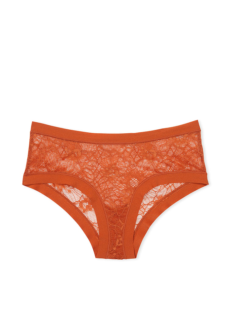 Buy No-Show Lace Cheeky Panty, Gingerbread - Order Panties online ...