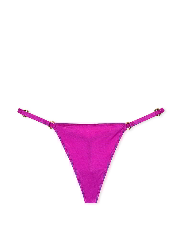 Buy Ring Hardware V-String Panty, Outrageous Pink - Order Panties ...