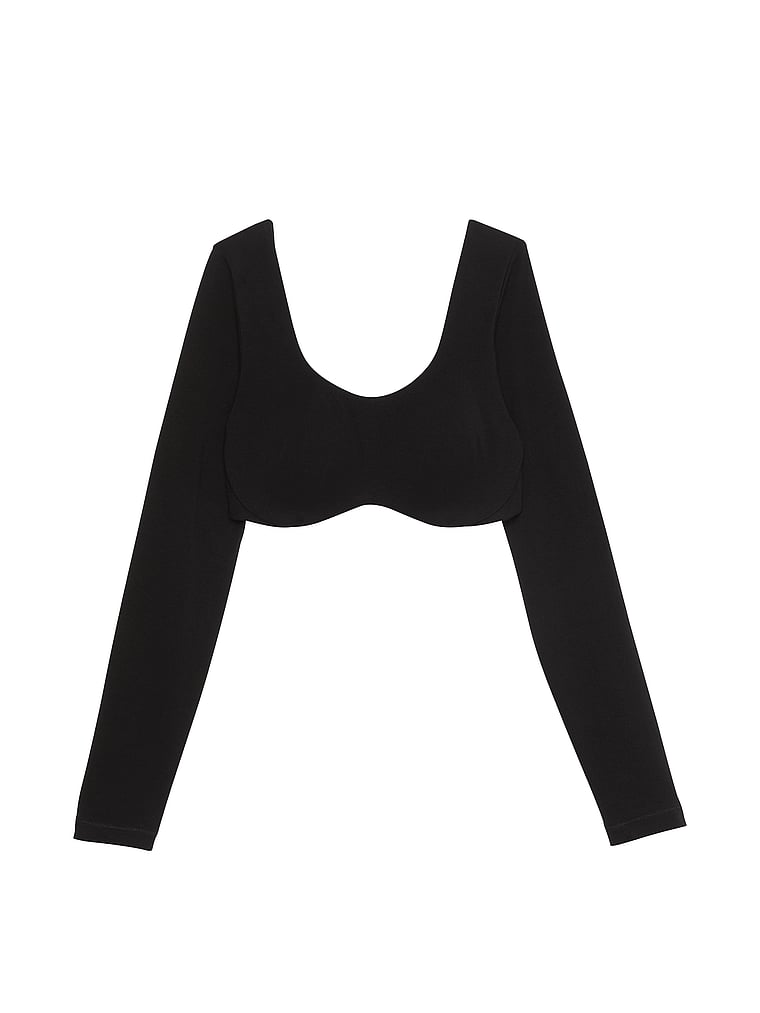 Buy Base Cotton Unlined Scoop Long Sleeve Bra Top - Order Bras online ...