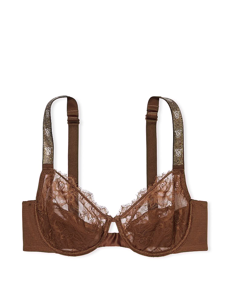 Buy The Fabulous by Victoria's Secret Unlined Shine Strap Rose Lace ...
