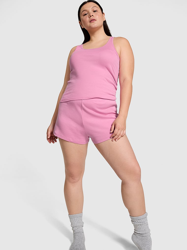 Buy Spill-the-Tea Cotton Tank Top, - Order undefined online - PINK US